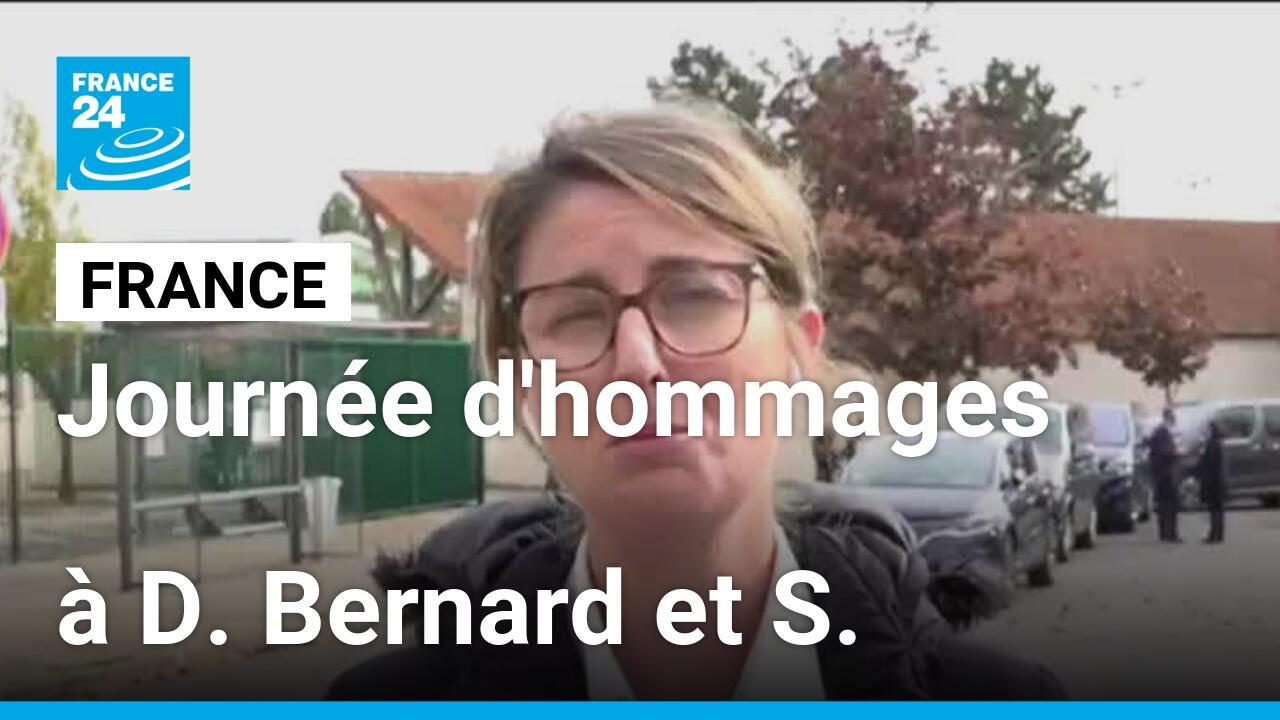 France : journée d'hommages à Dominique Bernard et Samuel Paty, deux professeurs assassinés ...